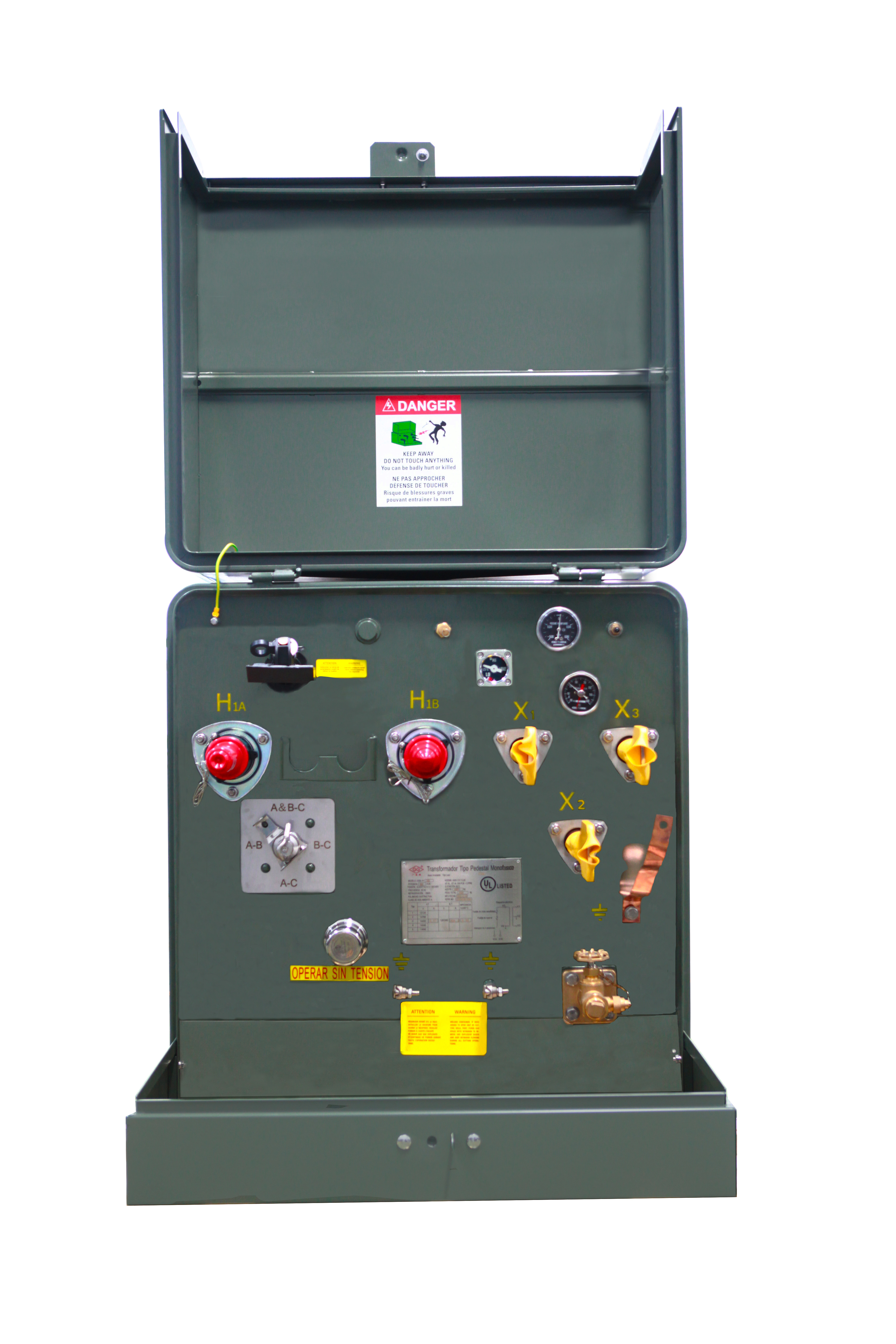 Single Phase Pad Mounted Distribution Transformers Self Cooled 250kVA ...