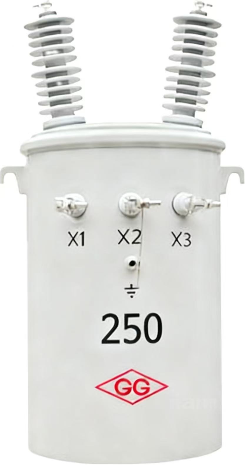 10kVA - 250 Kva Pole Mounted Transformer Single Phase For Power